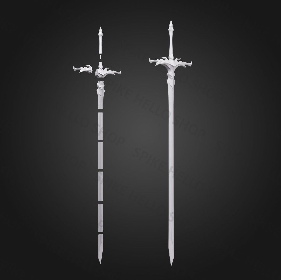 Fang Xin sword of Xie Lian 3D model from Tian Guan Ci Fu 3D model 3D printable | CGTrader