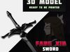 Fang Xin sword of Xie Lian 3D model from Tian Guan Ci Fu 3D model 3D ...