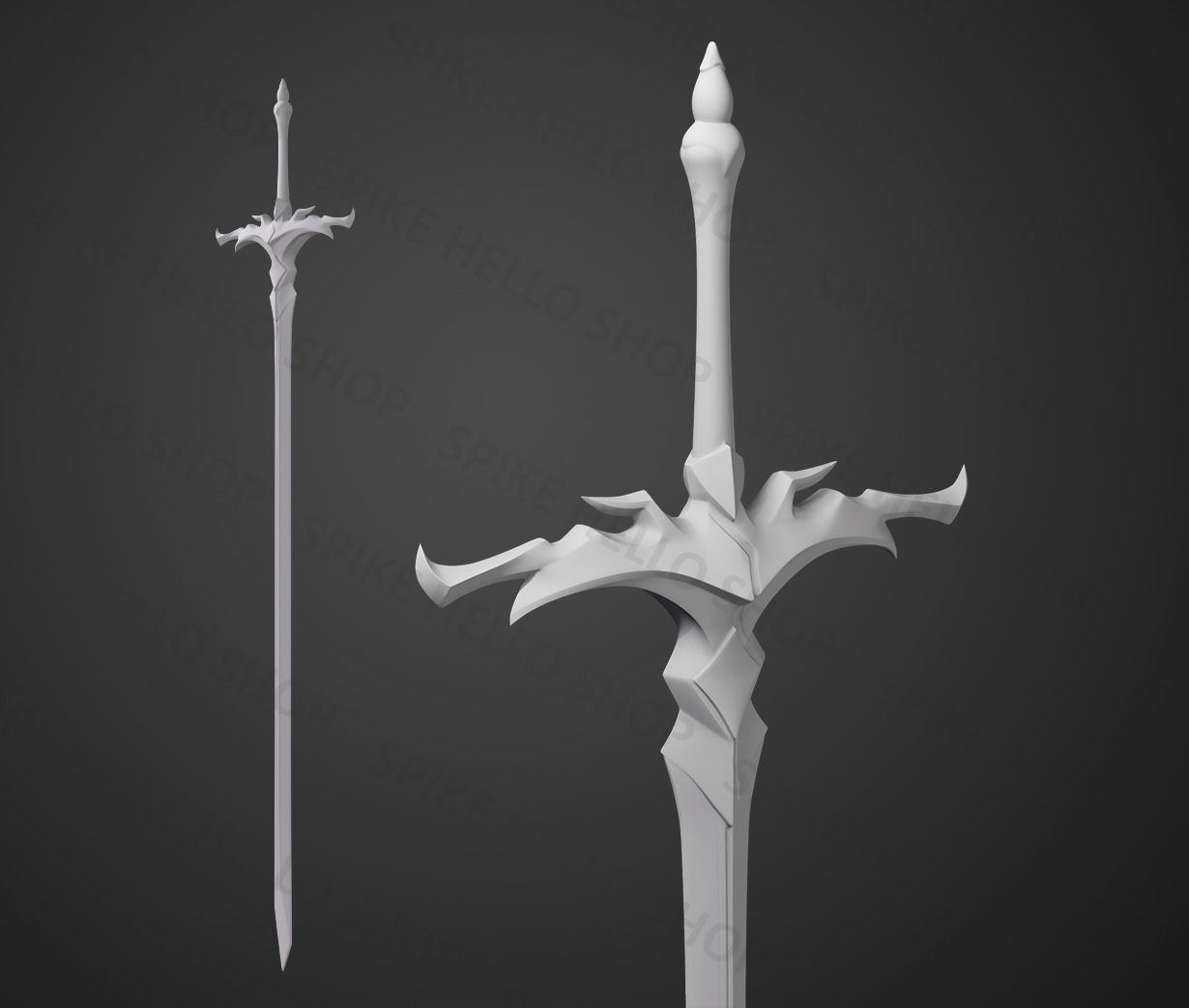 Fang Xin sword of Xie Lian 3D model from Tian Guan Ci Fu 3D model 3D ...