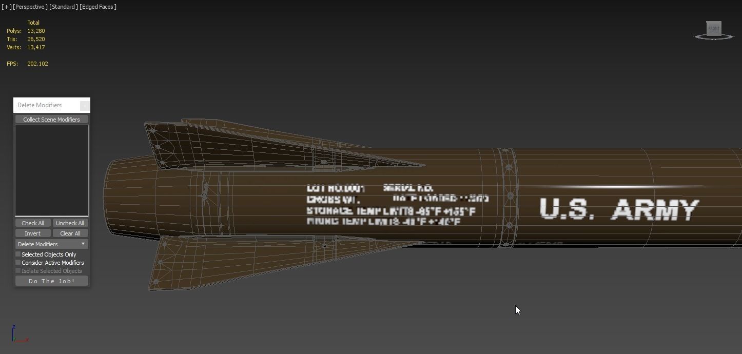 MGM-52 Lance Tactical Ballistic Missile 3D model | CGTrader