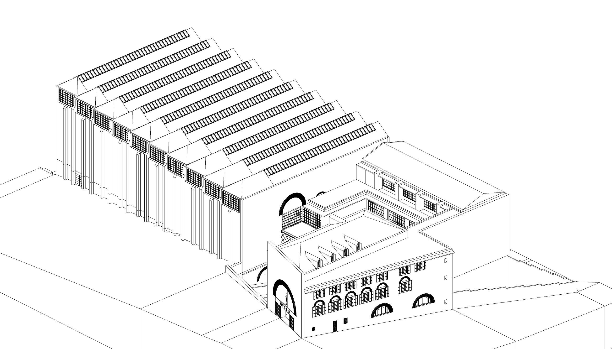National Museum of Roman Art in Merida - Art gallery - Moneo 3D model ...