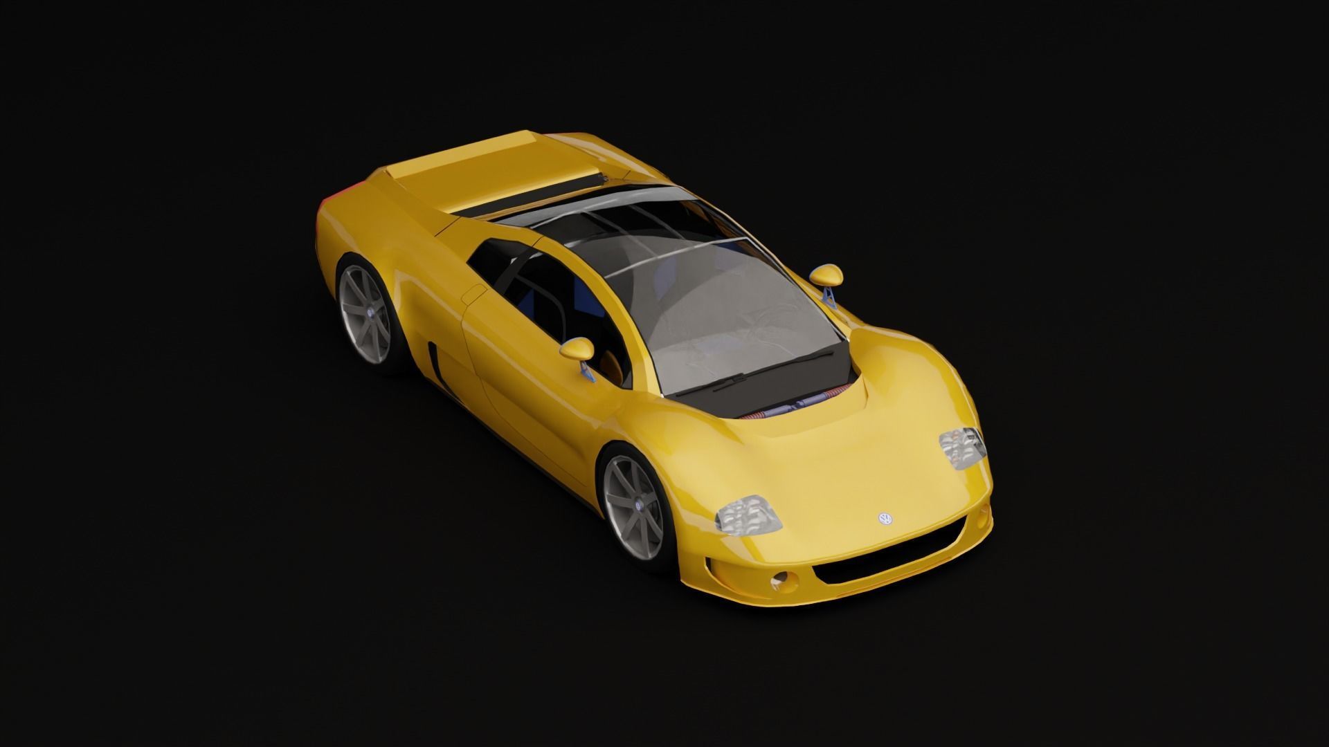 Volkswagen W12 Syncro free VR / AR / low-poly 3D model | CGTrader