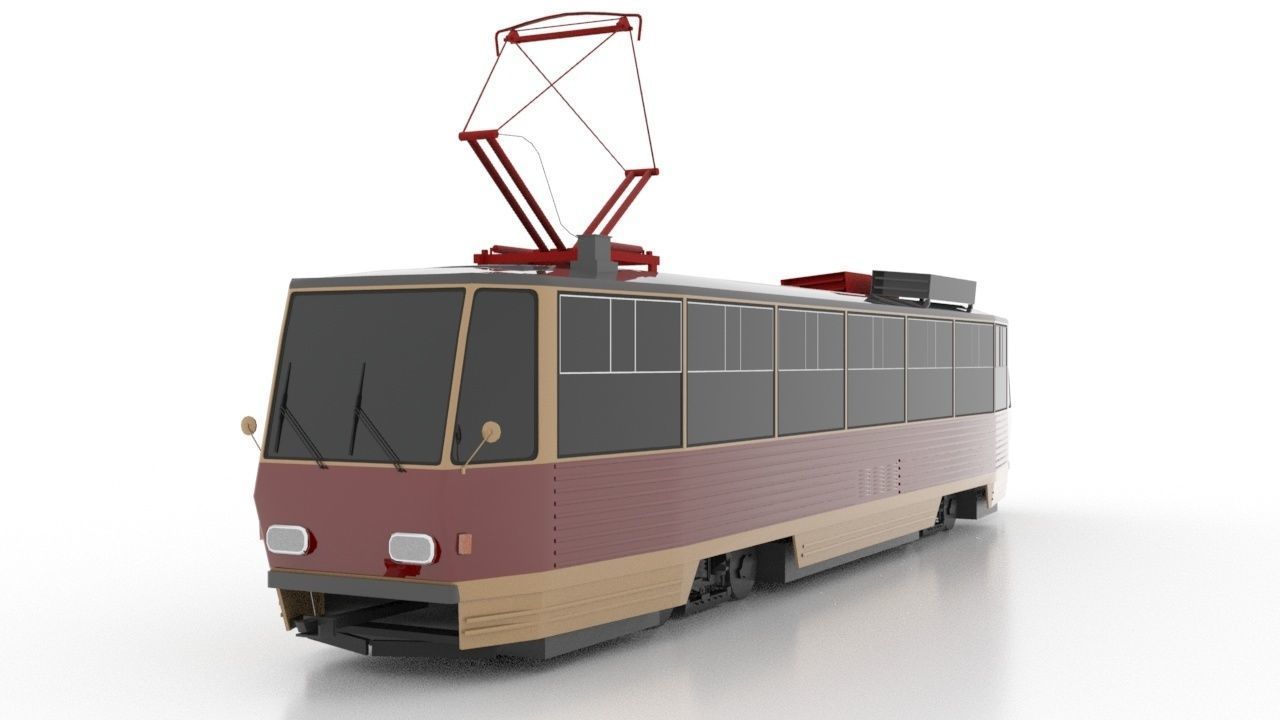 3D model Tatra T5 Low VR / AR / low-poly | CGTrader