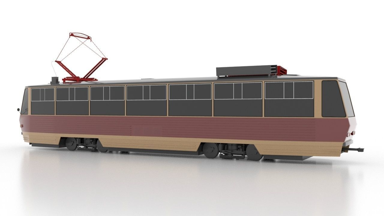 3D model Tatra T5 Low VR / AR / low-poly | CGTrader