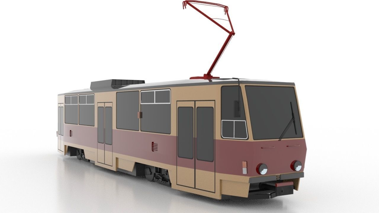 3D model Tatra T6A5-3 Low VR / AR / low-poly | CGTrader