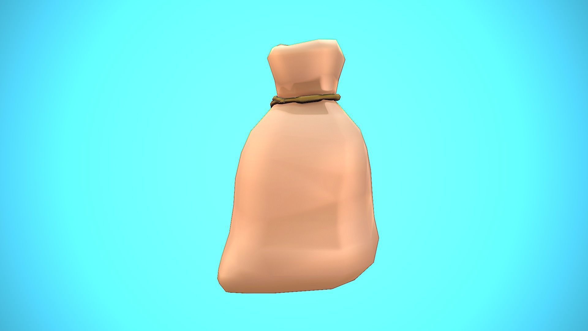 3D model SACK CARTOON STYLIZED VR / AR / low-poly | CGTrader
