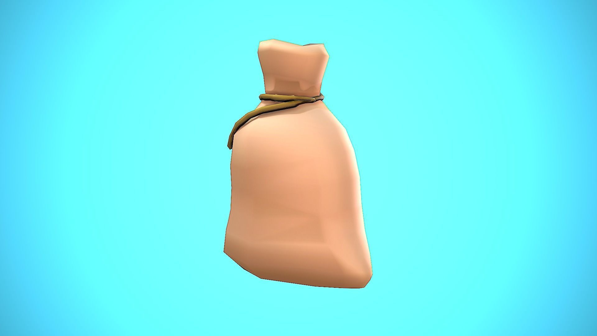 3D model SACK CARTOON STYLIZED VR / AR / low-poly | CGTrader