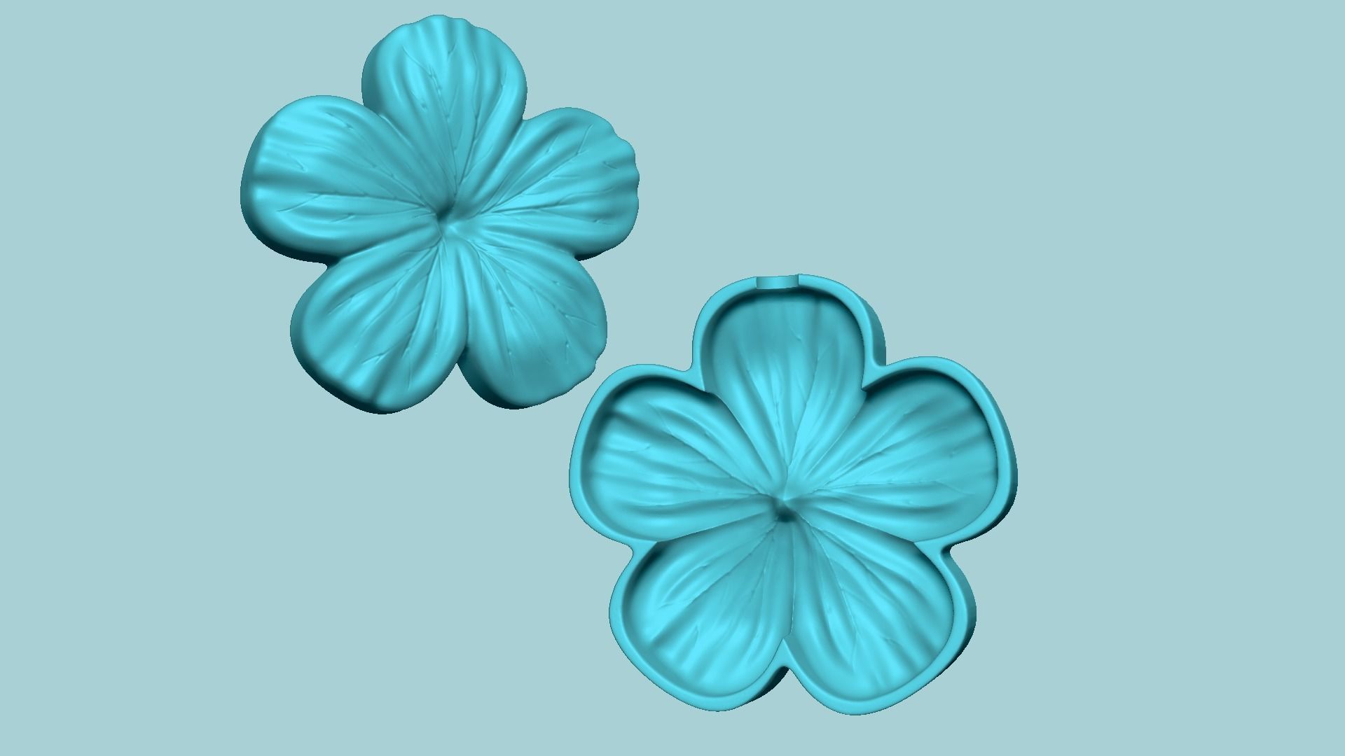 Hibiscus Flower - Molding Artificial EVA Craft 3D model 3D printable ...