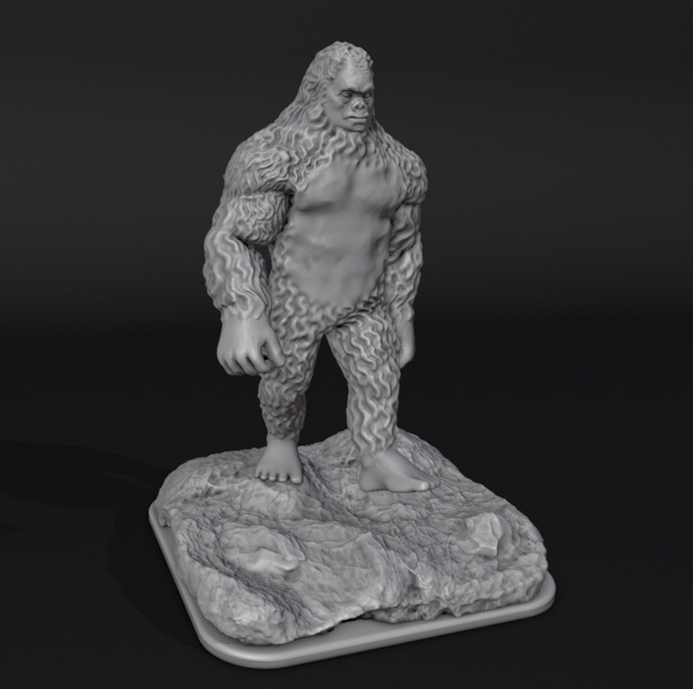 Sasquatch - Bigfoot 3D model 3D printable | CGTrader