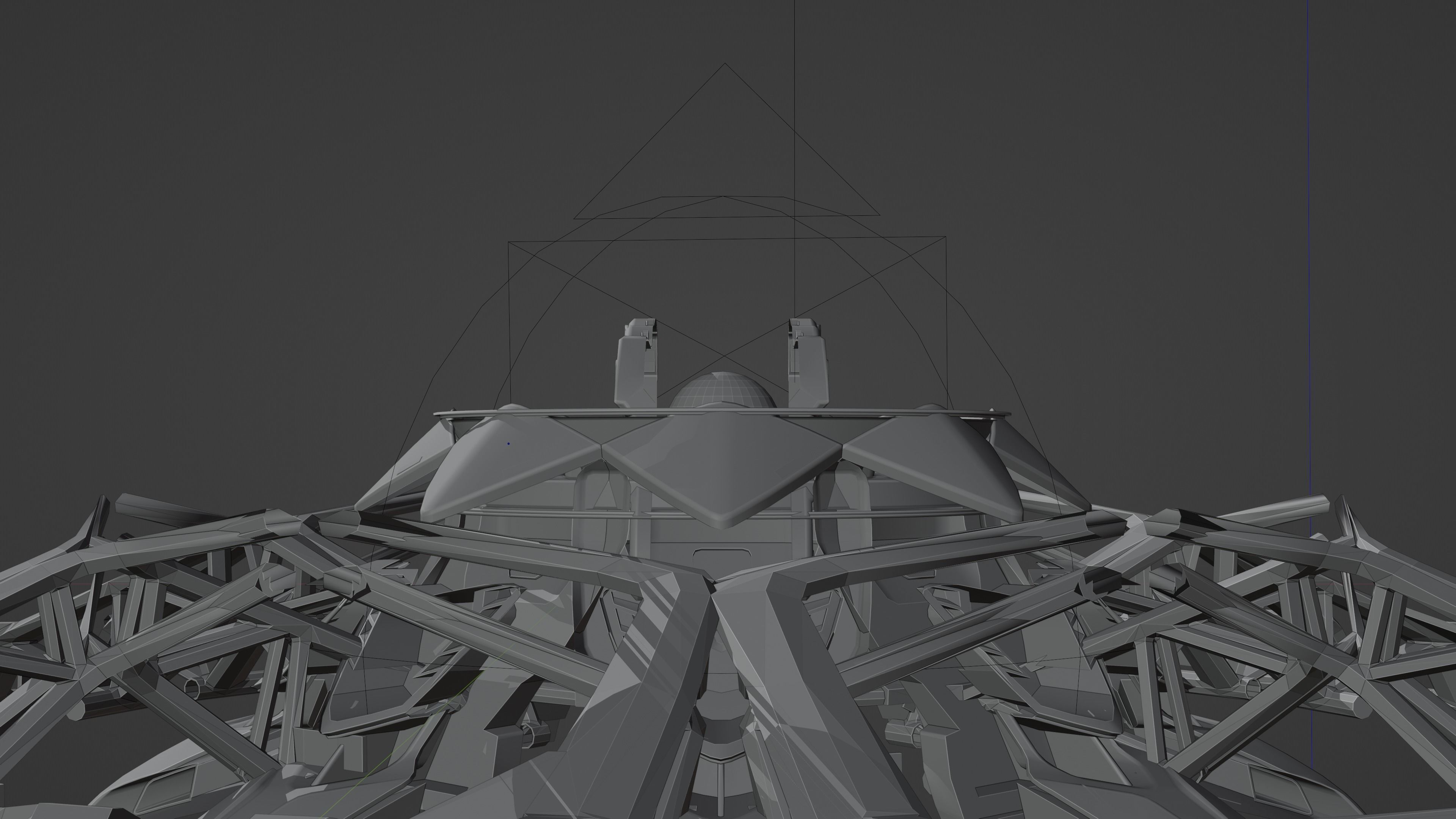 Dangerous Teleport - Futuristic Neon Concept Art Scene 3D model | CGTrader