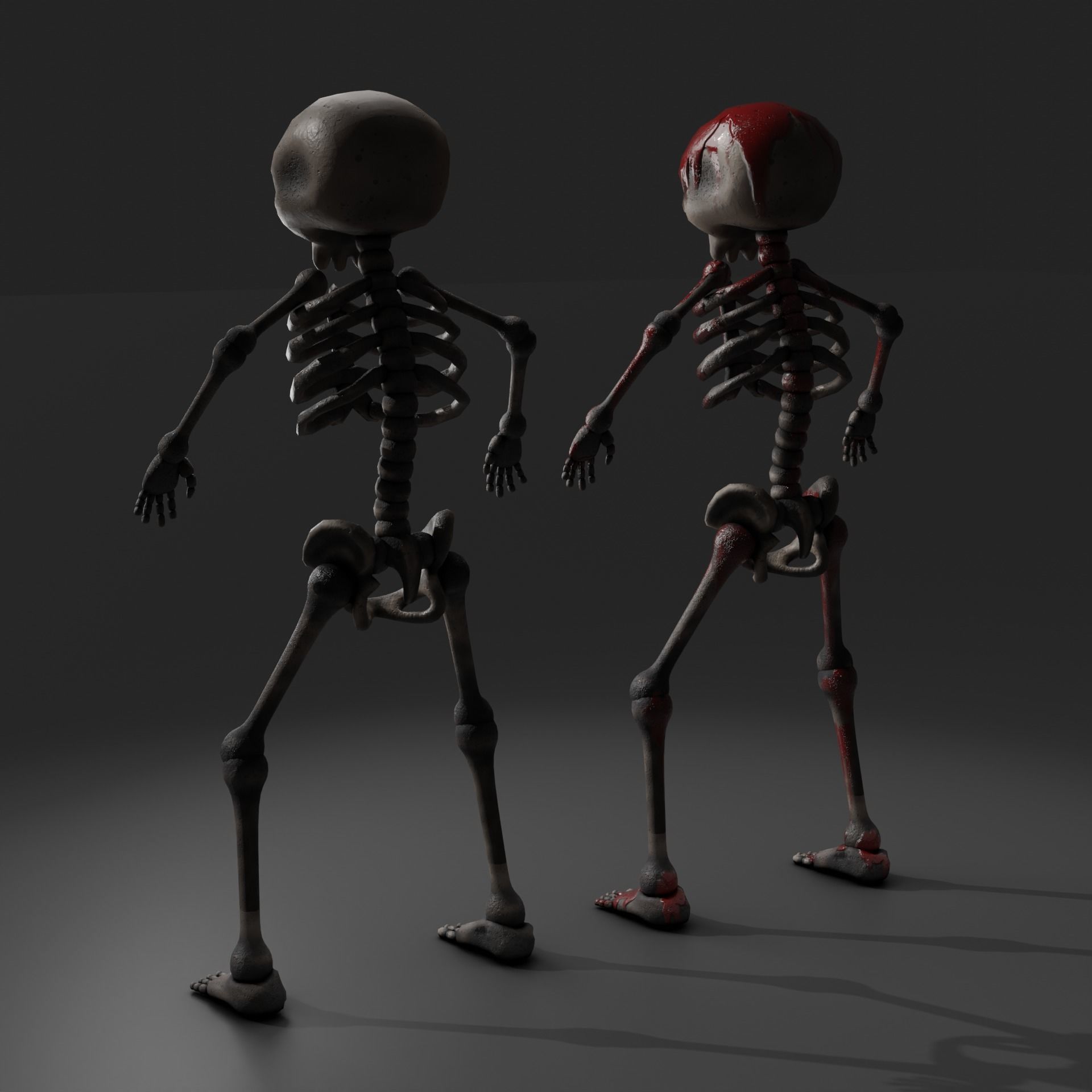 Skeleton Monster - Rigged 3D model rigged | CGTrader