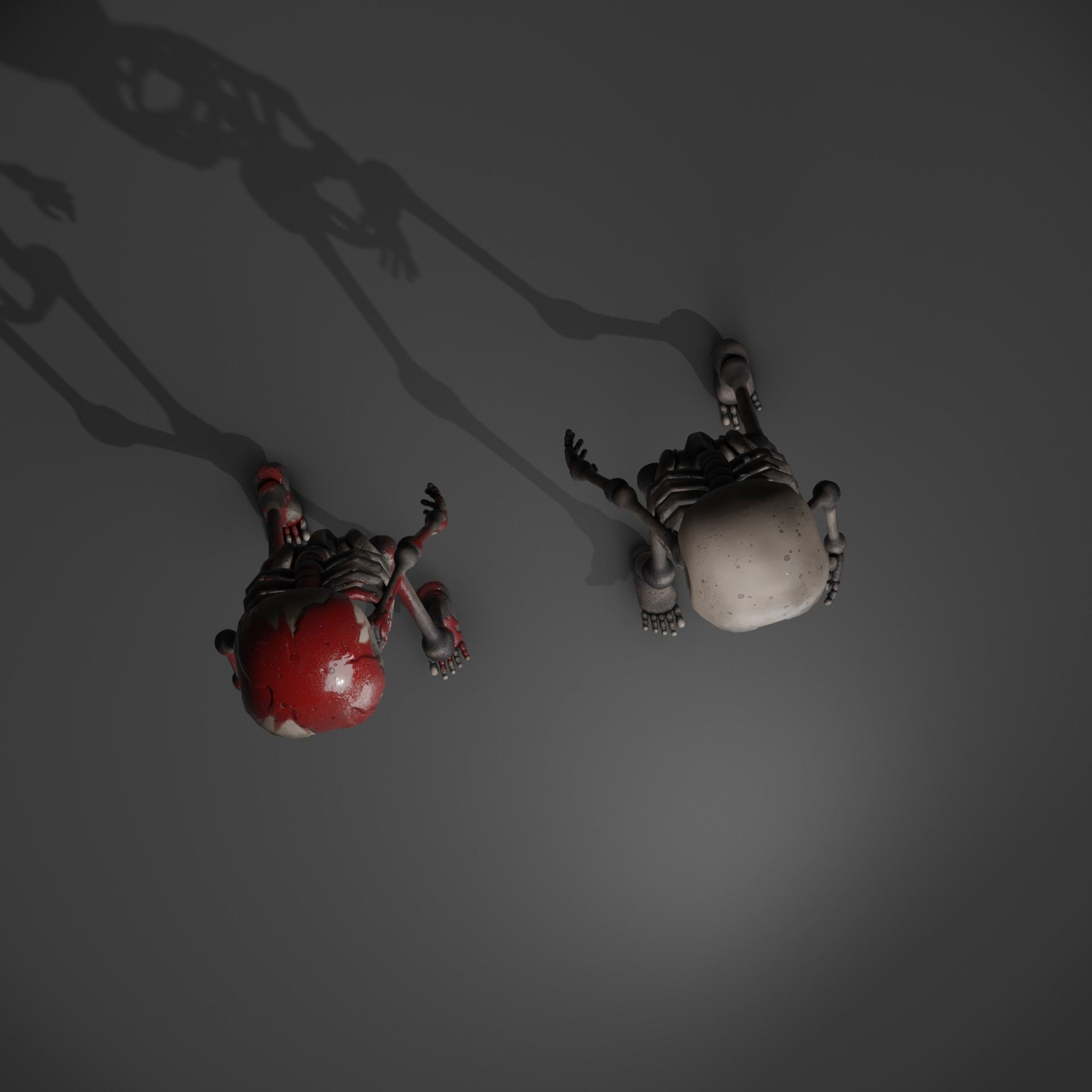 Skeleton Monster - Rigged 3D model rigged | CGTrader