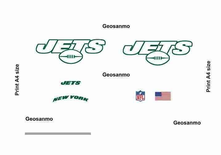Printable High Resolution NFL Helmet Decals Pack 2 3D model 3D ...