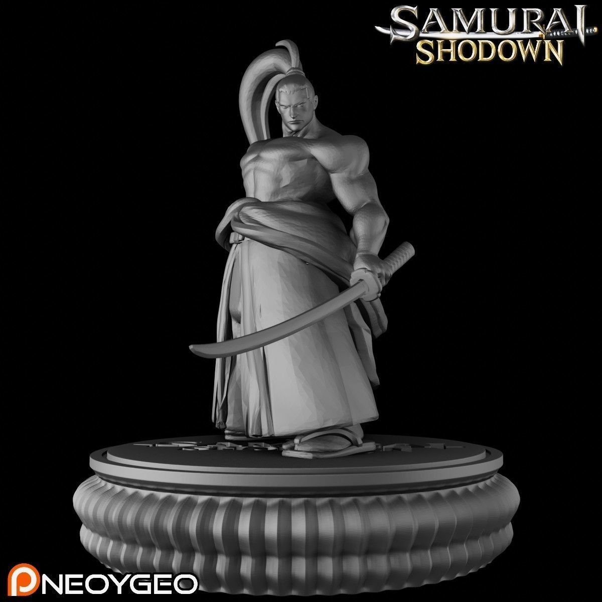 GENJURO KIBAGAMI - SAMURAI SHODOWN 3D model 3D printable | CGTrader