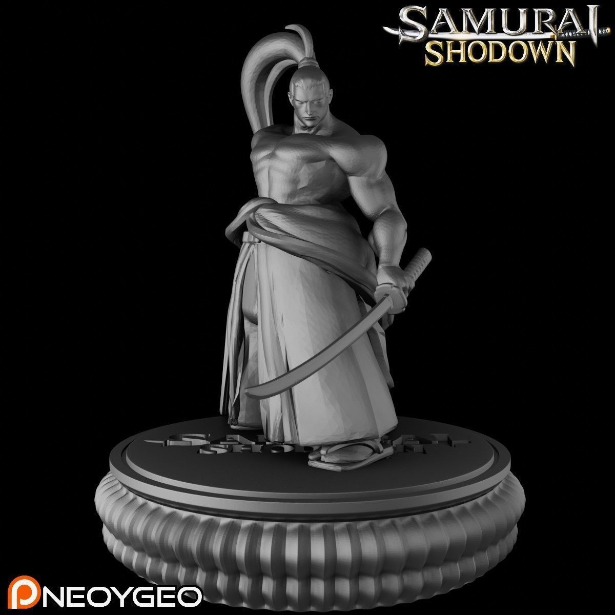 GENJURO KIBAGAMI - SAMURAI SHODOWN 3D model 3D printable | CGTrader