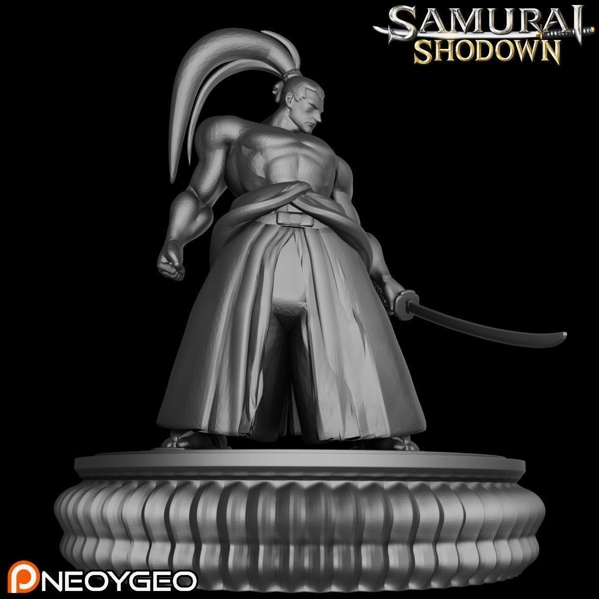 GENJURO KIBAGAMI - SAMURAI SHODOWN 3D model 3D printable | CGTrader