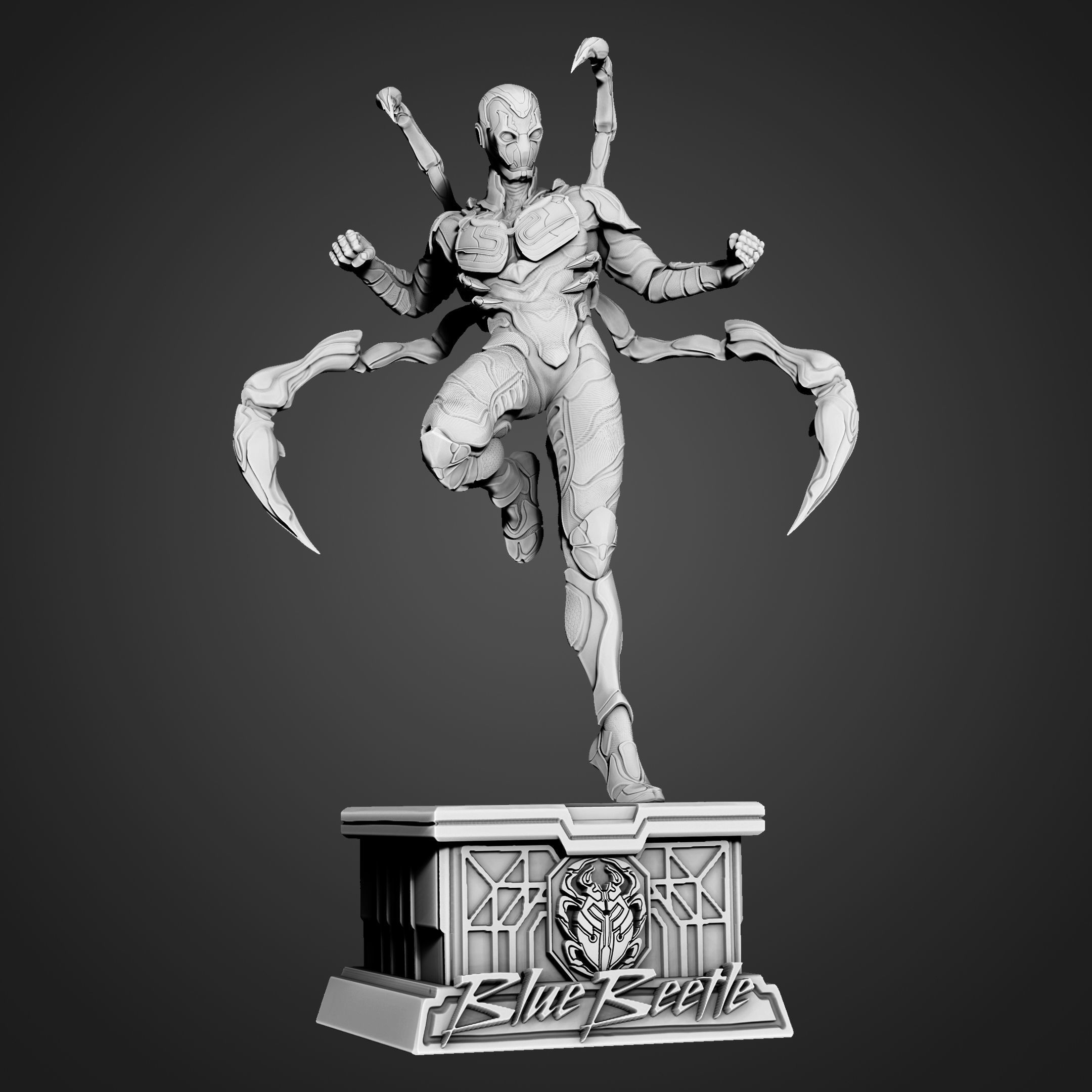 Blue Beetle 3D model 3D printable | CGTrader