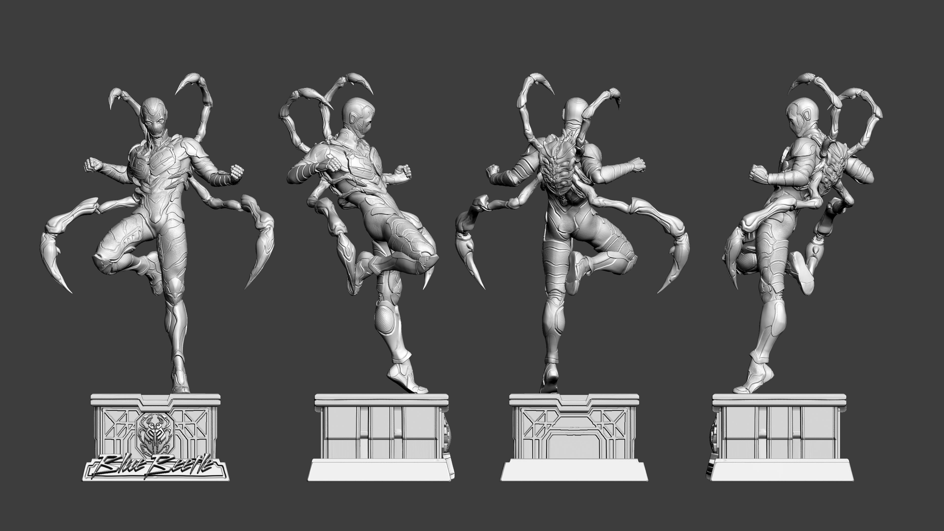 Blue Beetle 3D model 3D printable | CGTrader