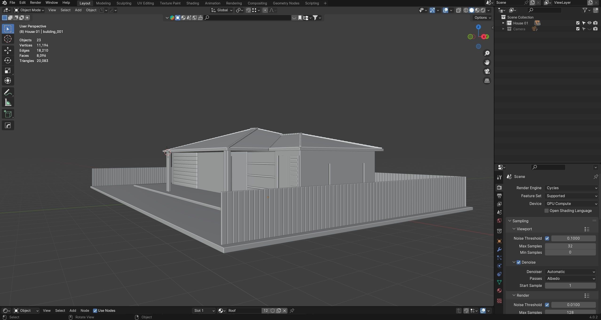3D model Australian House 01 3D Model with PBR Texture VR / AR / low ...
