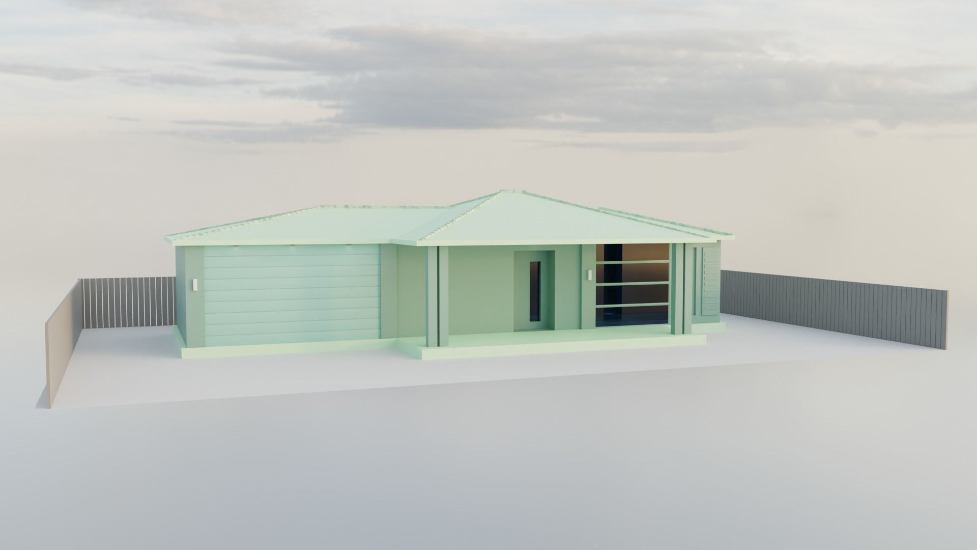 3D model Australian House 01 3D Model with PBR Texture VR / AR / low ...