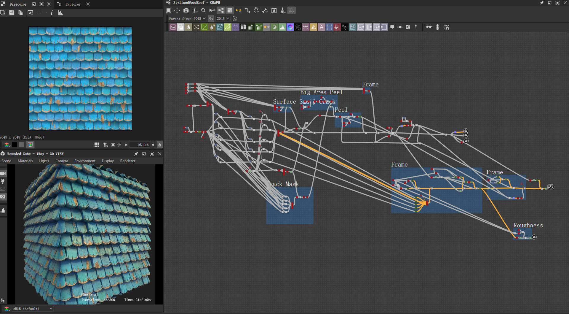 Stylized Wood Roof and SBS file Texture | CGTrader