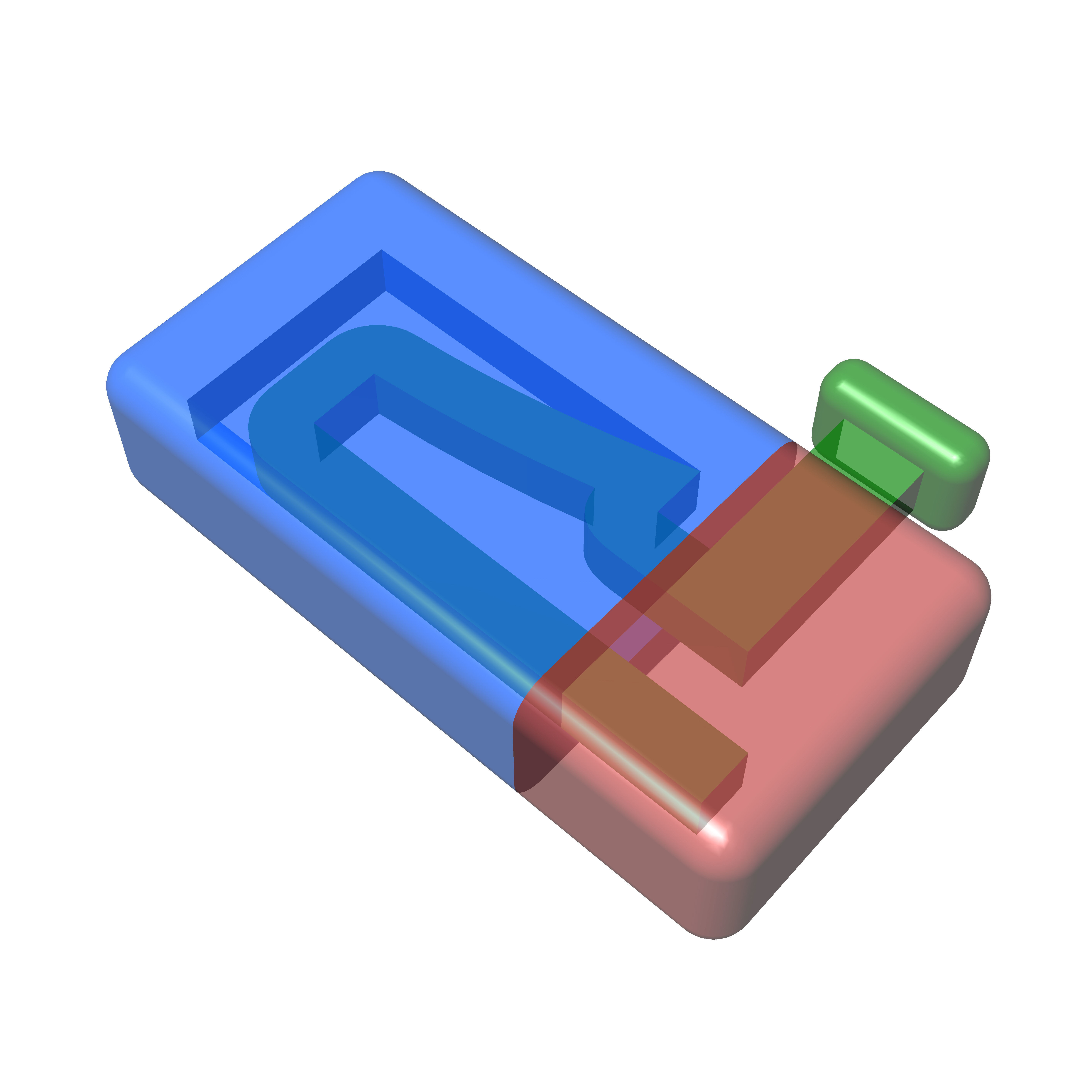 bracelet clasp box 3D model 3D printable | CGTrader