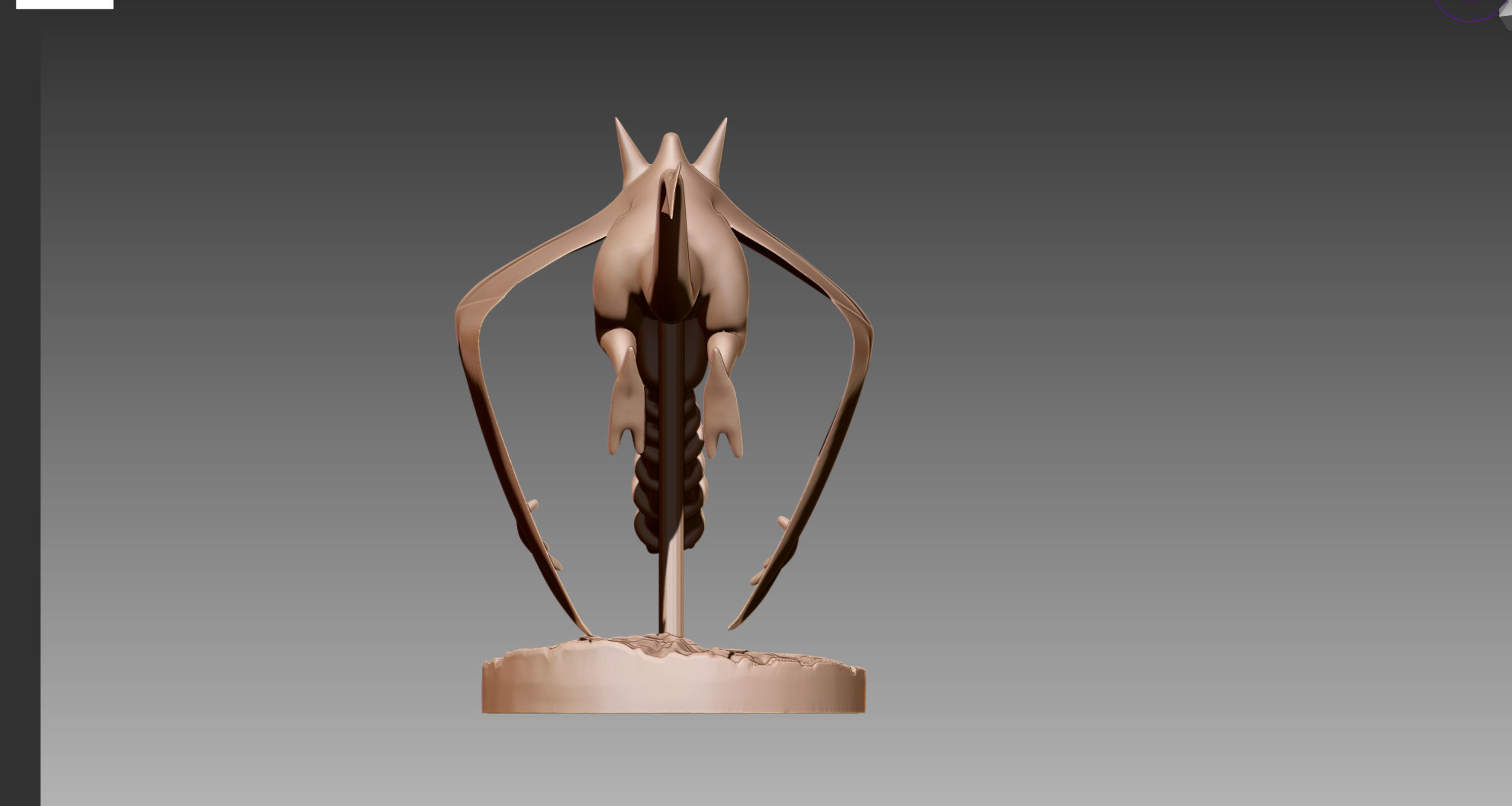 Aerodactyl flying and firing beam Pokemon OBJ STL 3D model 3D printable ...