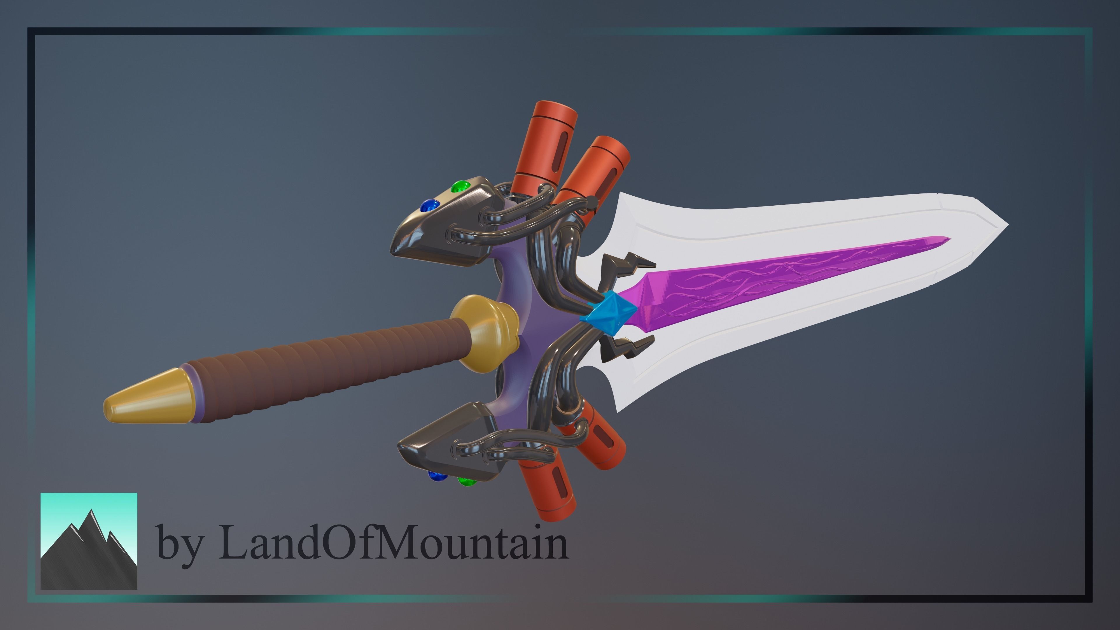 Final Fantasy VII - Clouds Ultima Weapon Reimagined 3D model 3D ...