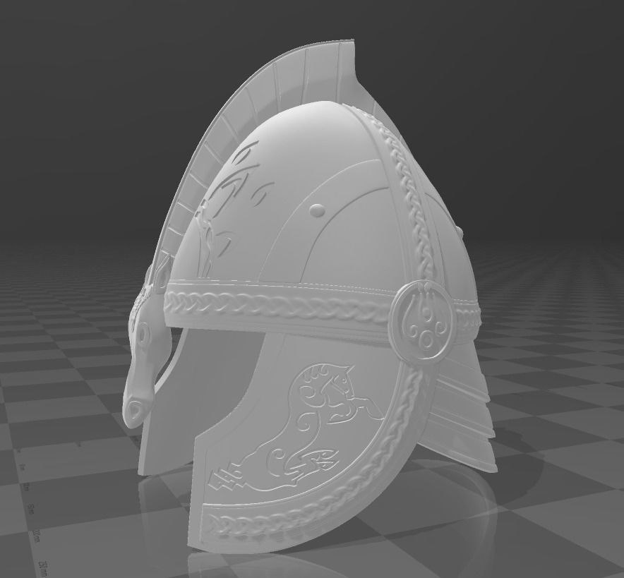 Eomer of Rohan Helmet 3D model 3D printable | CGTrader