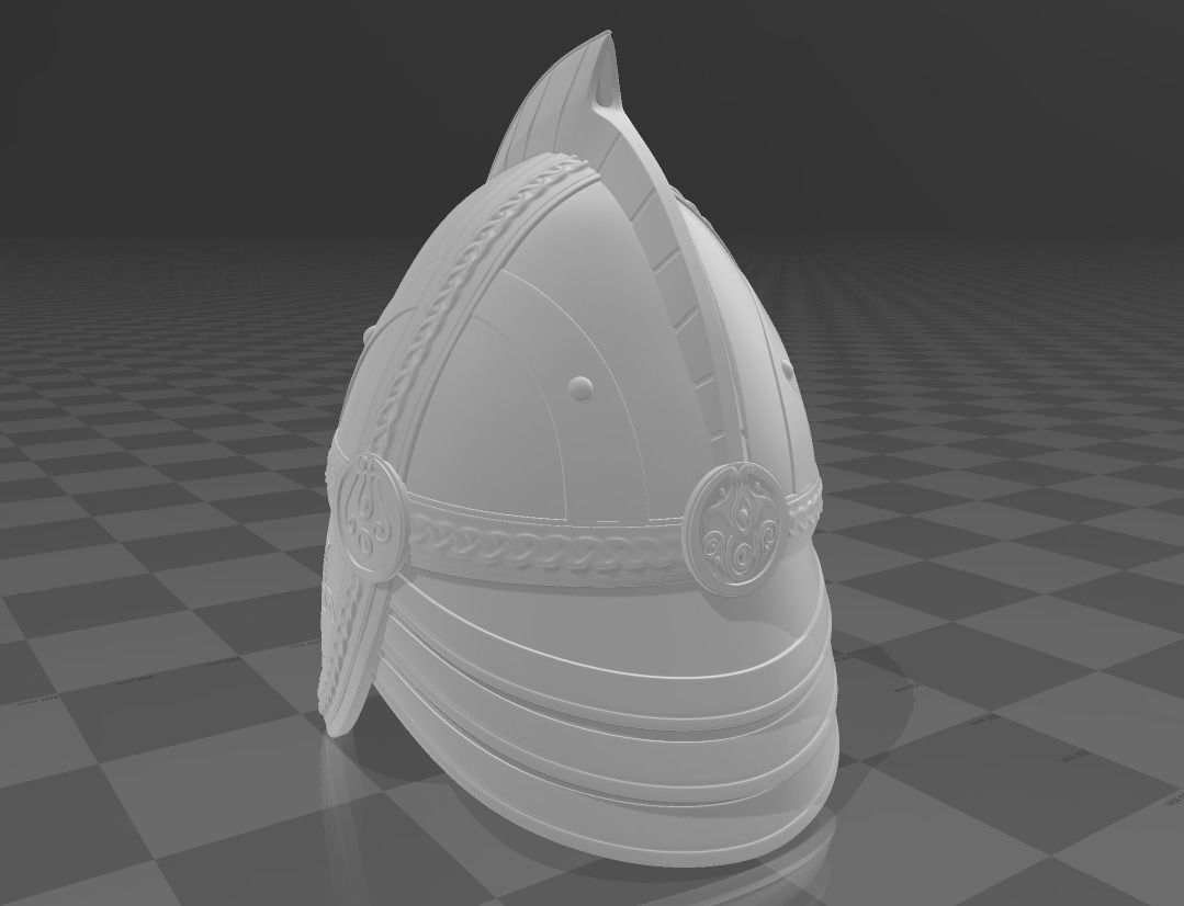 Eomer of Rohan Helmet 3D model 3D printable | CGTrader
