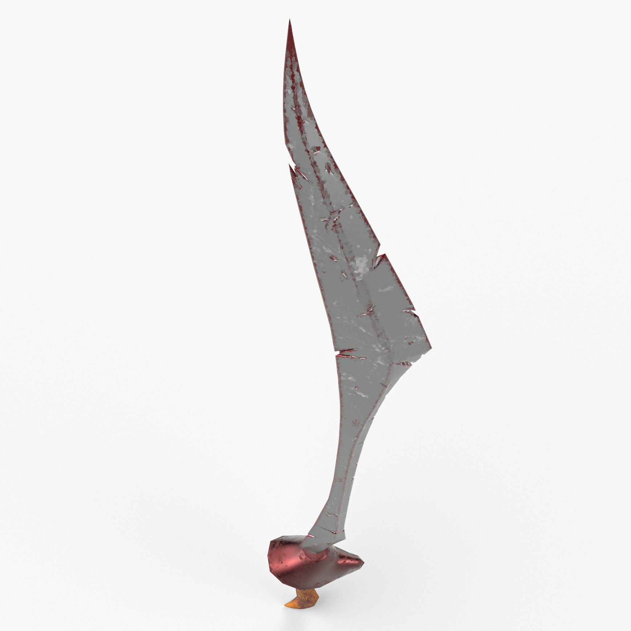 3D model Cursed Elven Blade VR / AR / low-poly | CGTrader
