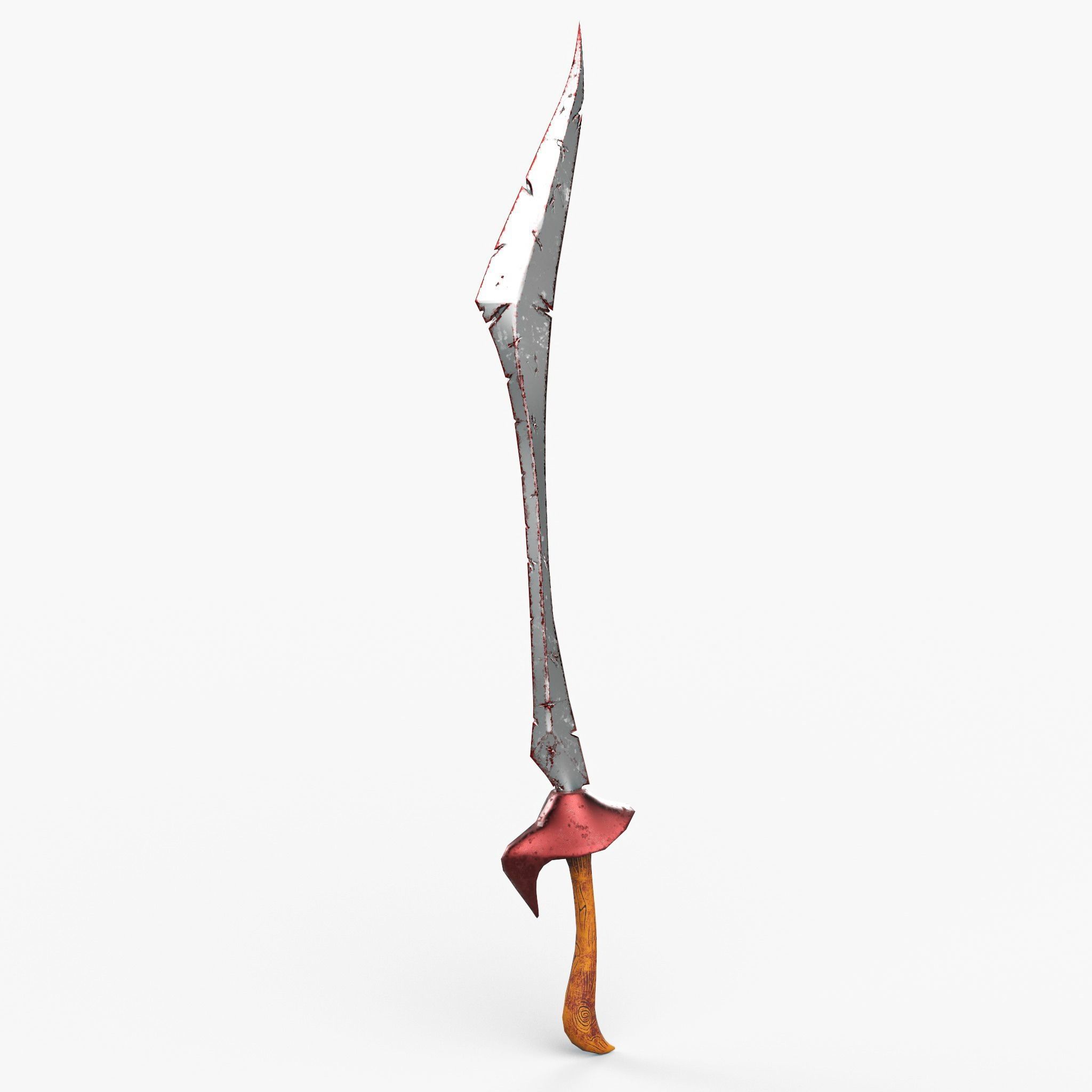 3D model Cursed Elven Blade VR / AR / low-poly | CGTrader