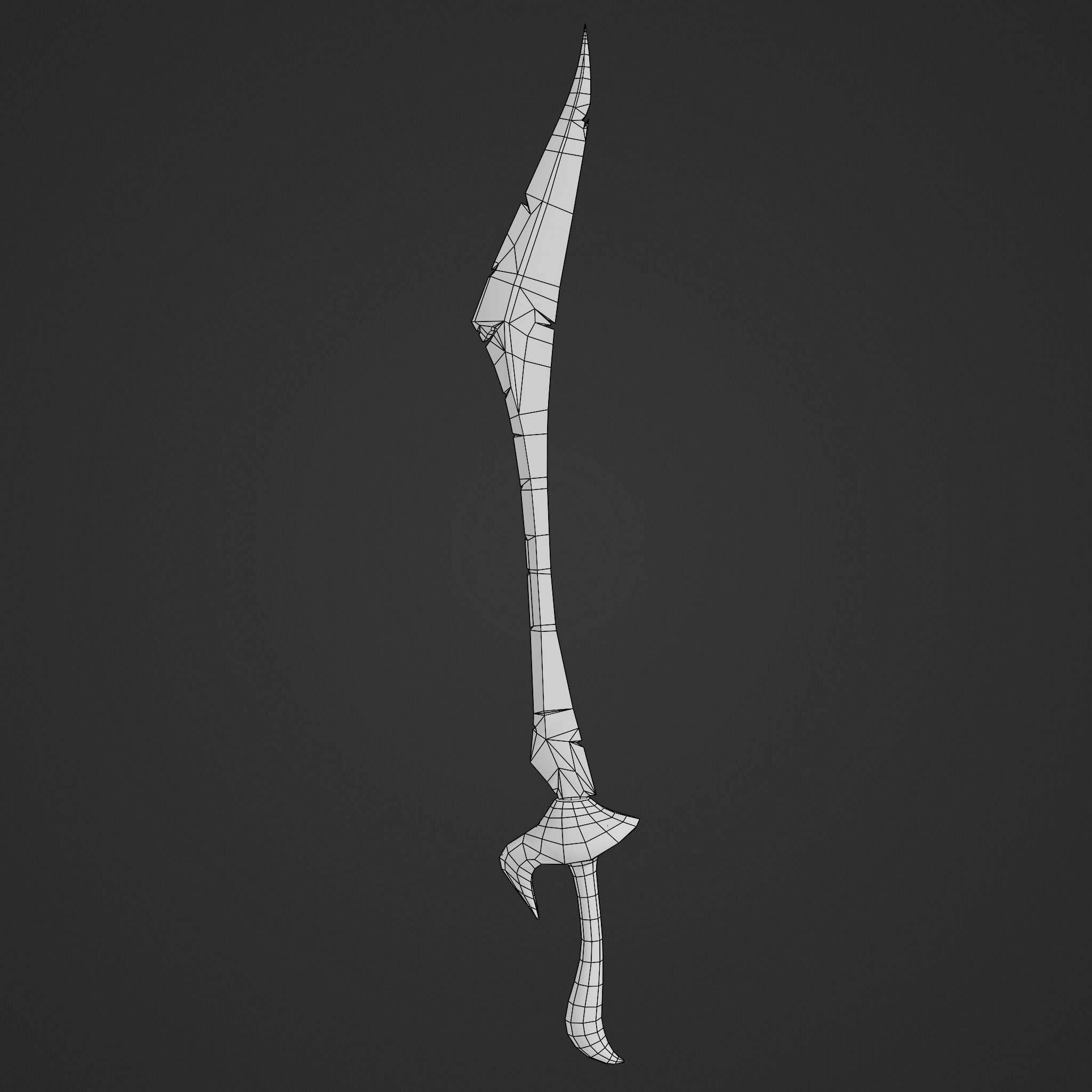3D model Cursed Elven Blade VR / AR / low-poly | CGTrader