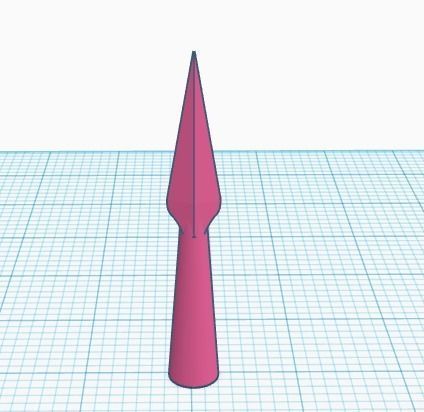 Medieval Bodkin arrowhead 3D model 3D printable | CGTrader