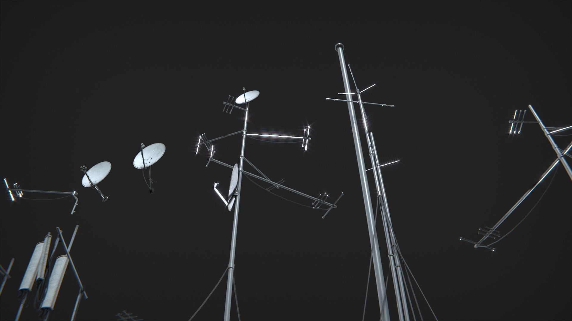 3D model Antennas Pack VR / AR / low-poly | CGTrader