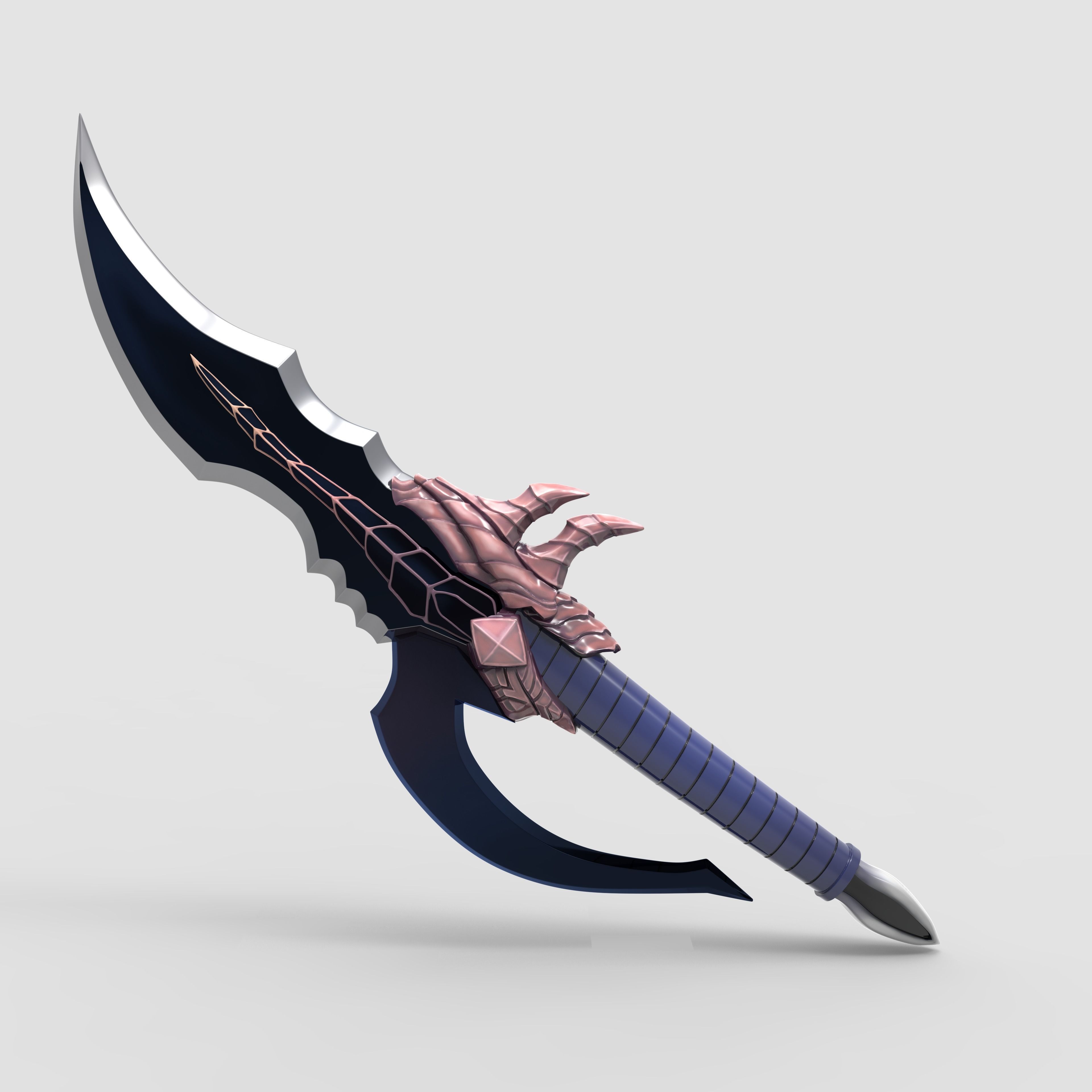 Dagger 02 - Kasaka s Venom Fang - Solo Leveling 3D model 3D printable ...