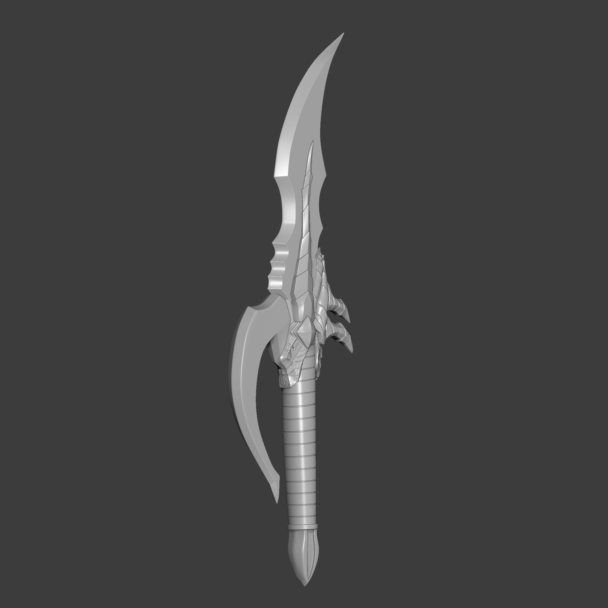 Dagger 02 - Kasaka s Venom Fang - Solo Leveling 3D model 3D printable ...