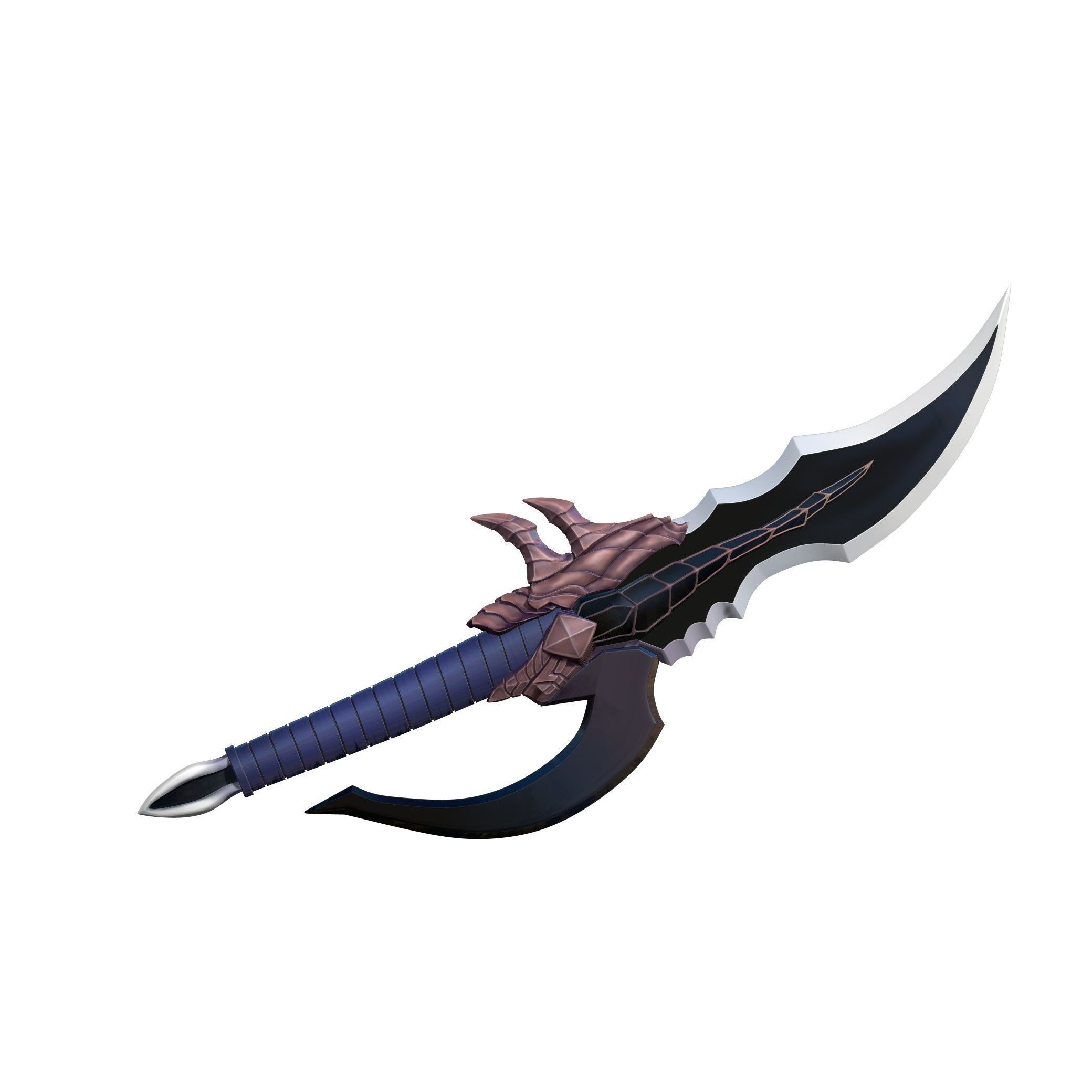 Dagger 02 - Kasaka s Venom Fang - Solo Leveling 3D model 3D printable ...