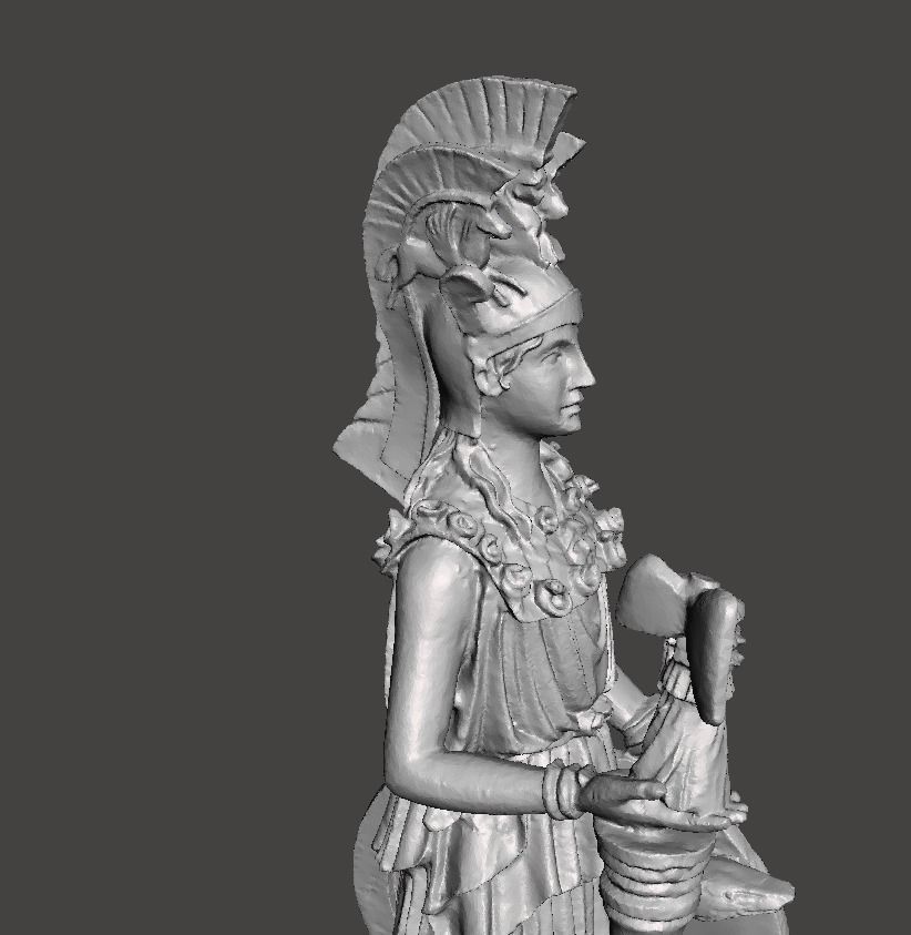 Athena Sculpture Athena Parthenos 3D model 3D printable | CGTrader