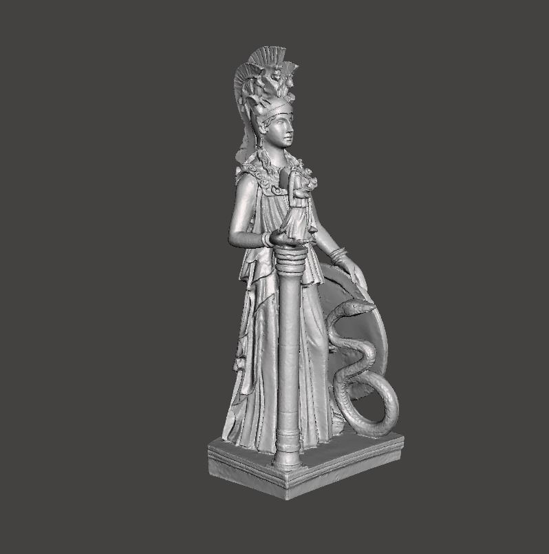 Athena Sculpture Athena Parthenos 3D model 3D printable | CGTrader