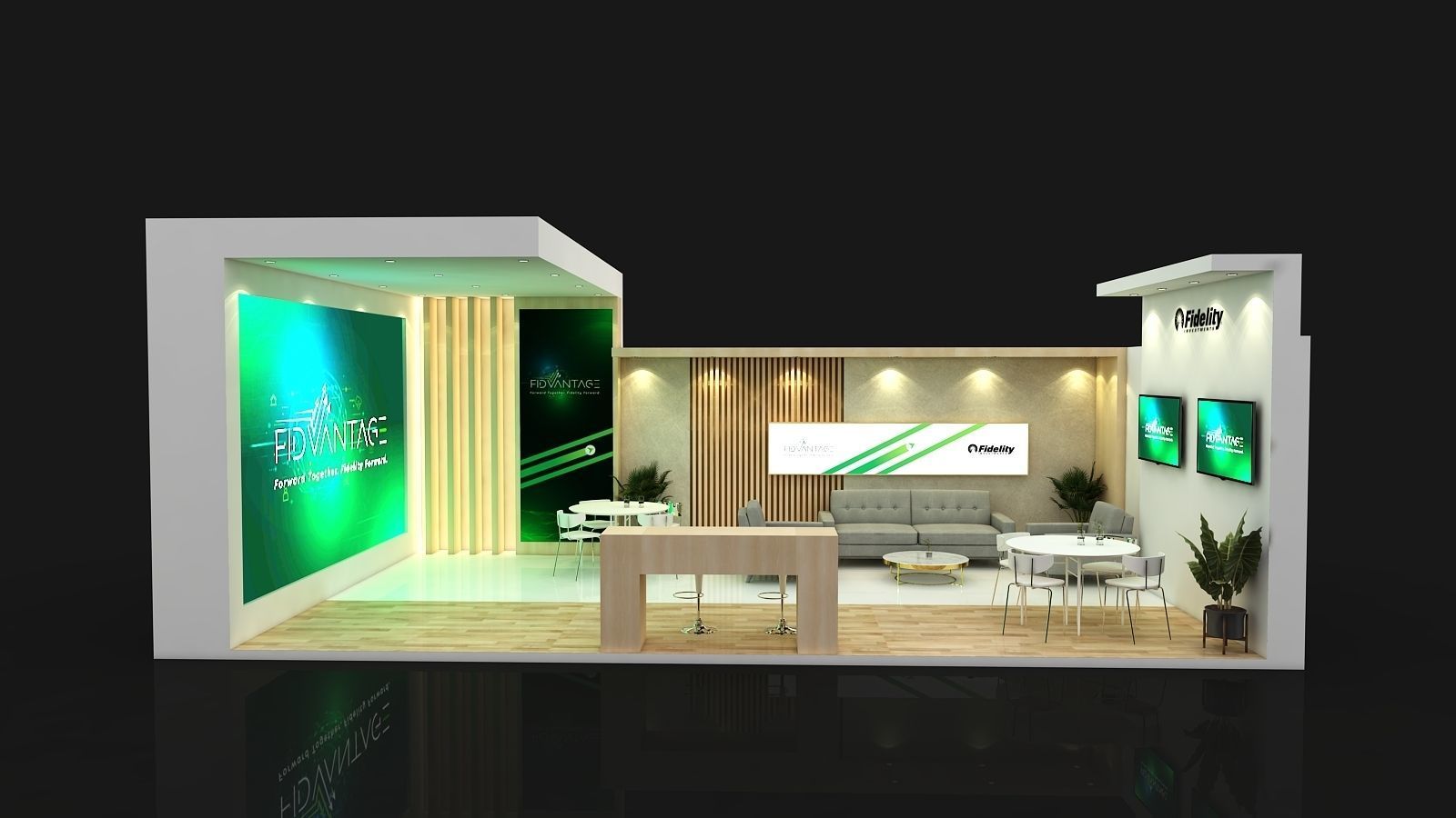 Exibition Booth Stall 3D model | CGTrader
