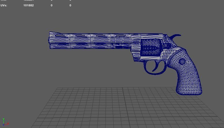 3D model colt python VR / AR / low-poly | CGTrader