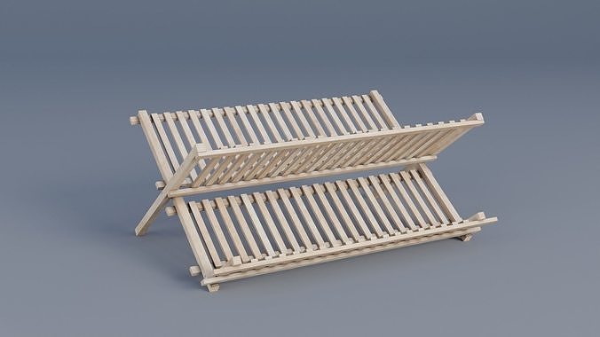 3D model Dish rack VR / AR / low-poly | CGTrader