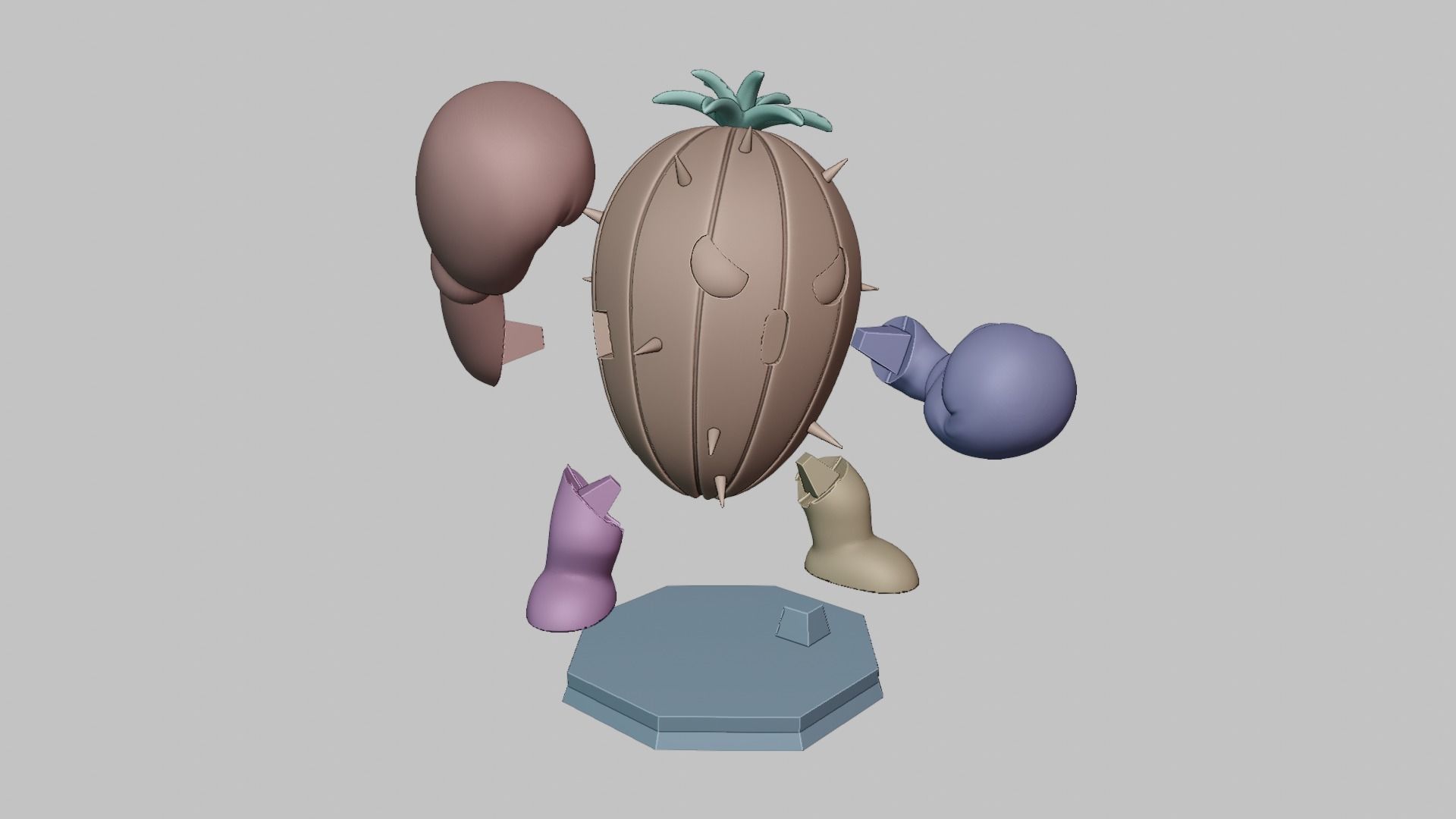 Togemon Sculpt and Togemon Card Digimon 3D model 3D printable | CGTrader