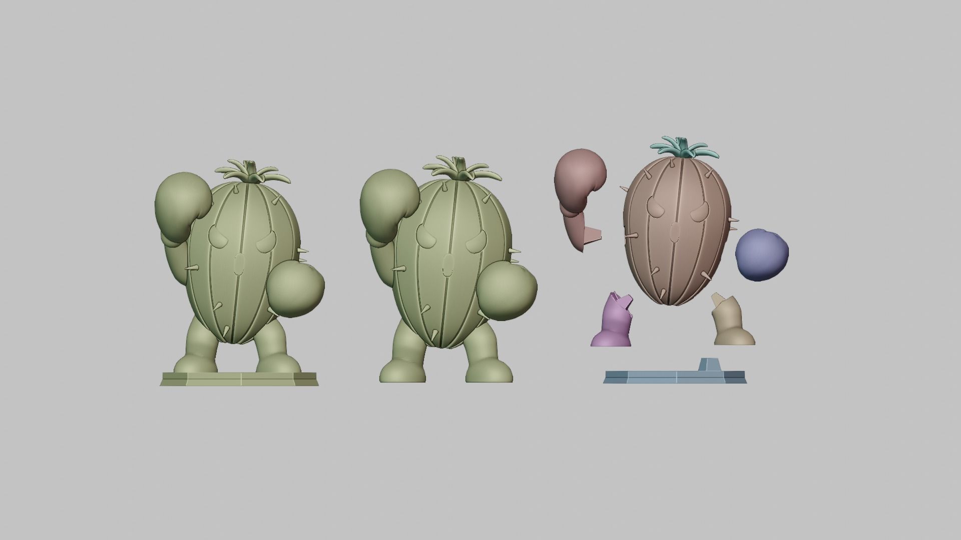 Togemon Sculpt and Togemon Card Digimon 3D model 3D printable | CGTrader