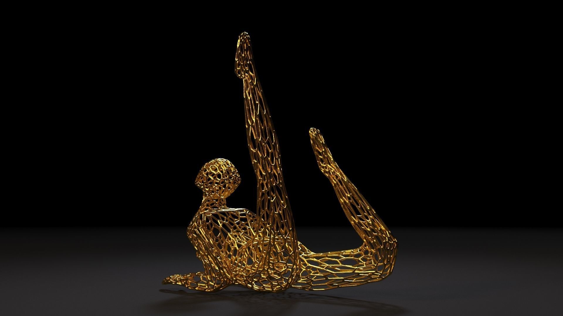 Acrobat figurine 3D model 3D printable | CGTrader