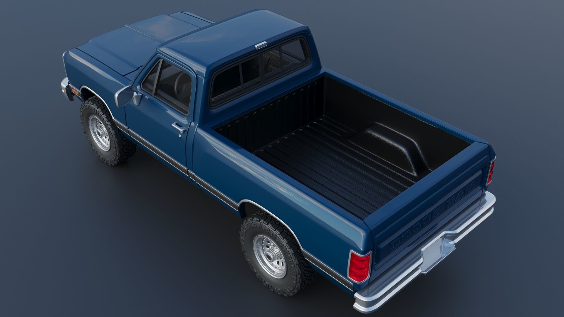 Dodge Ram W150 1987 3D model 3D printable | CGTrader