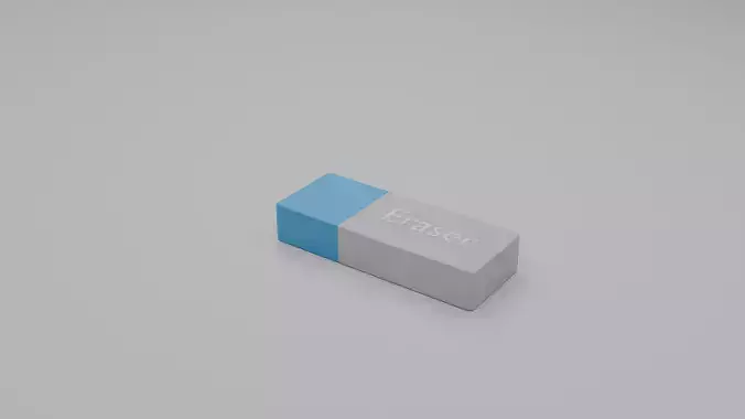 Simple Eraser free VR / AR / low-poly 3D model | CGTrader