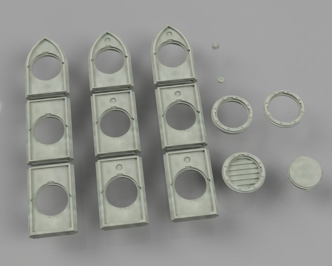 Modular grimdark pipeline 3D model 3D printable | CGTrader
