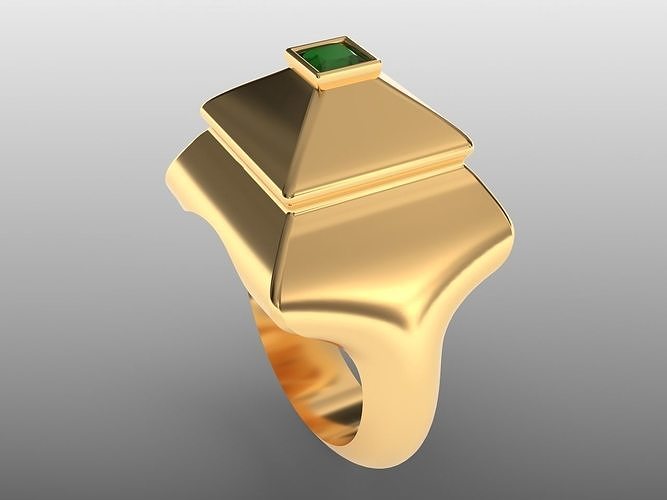 princess tower ring size 9 3D model 3D printable | CGTrader